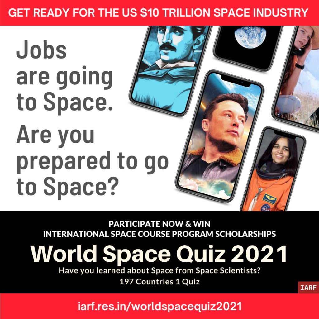 k World Space Quiz 2021 – Indian Astrobiology Research Foundation
